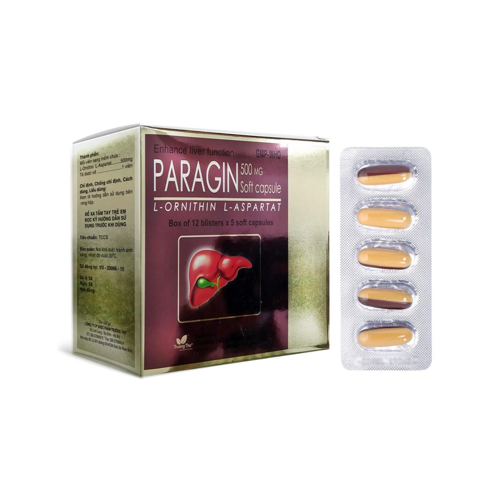 Paragin 500mg - Công ty Dược Phẩm Trường Thọ