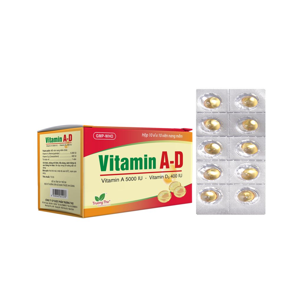 Vitamin A-D - Công ty Dược Phẩm Trường Thọ
