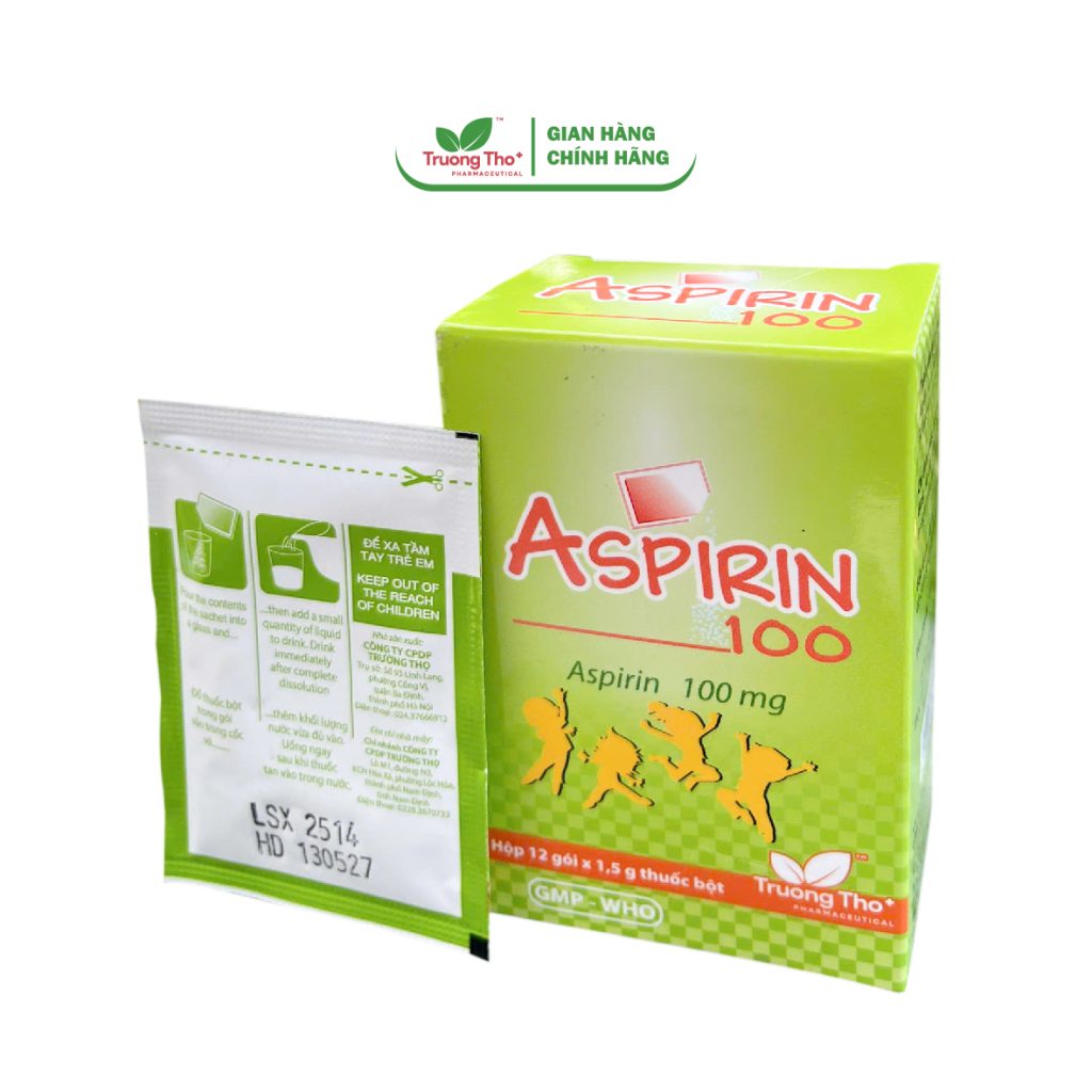 Aspirin 100 - Công ty Dược Phẩm Trường Thọ