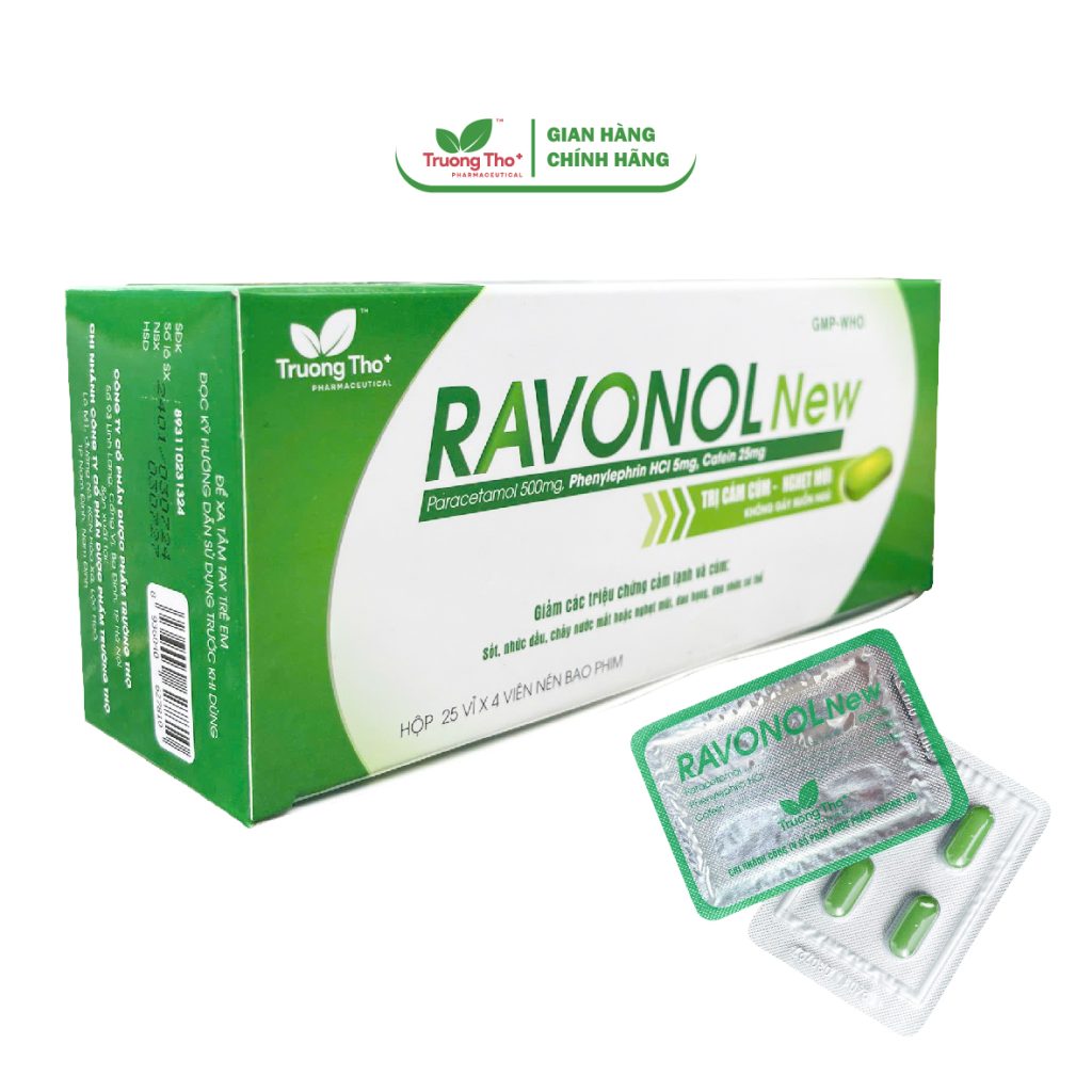 Ravonol New - Công ty Dược Phẩm Trường Thọ